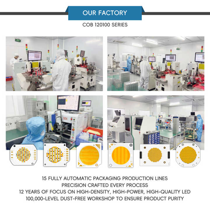 High Efficiency LED Chip High Power High Brightness 1200W+1200W 70V ...