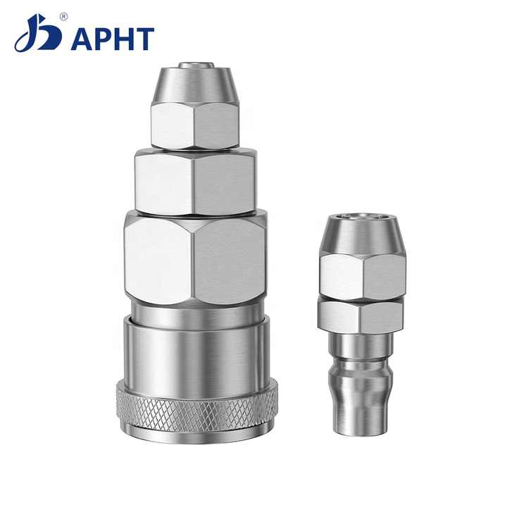 Pneumatic Quick Connect Coupler Carbon Steel Iron Nitto Air Hose Barb ...