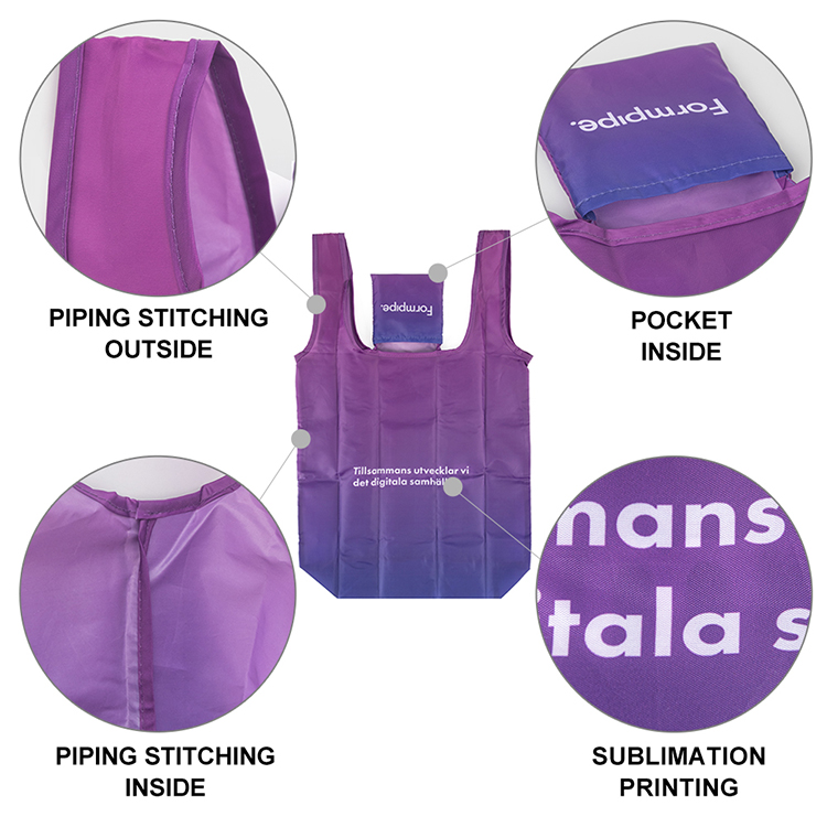 Custom Rpet Foldable Shopping Bags - The One Packing Solution