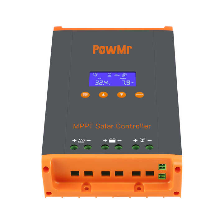 PowMr High Efficiency Charge 60A 12/24/36/48V Supports up to 12 Units in Parallel MPPT Solar ...