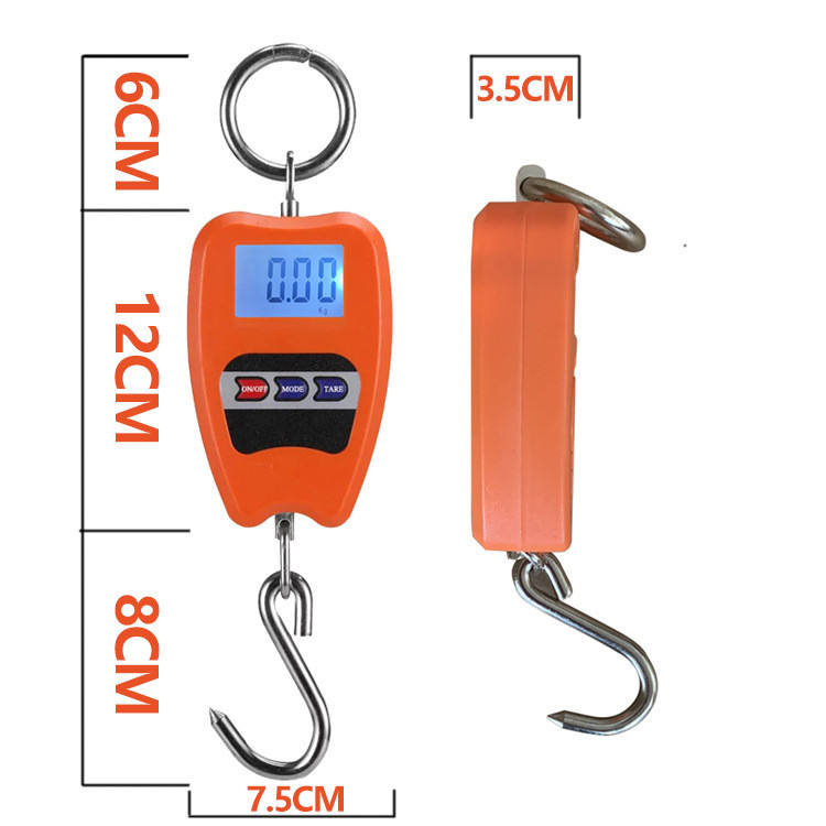 Waterproof Portable Industrial Hook 200kg Crane Scale Portable Car ...