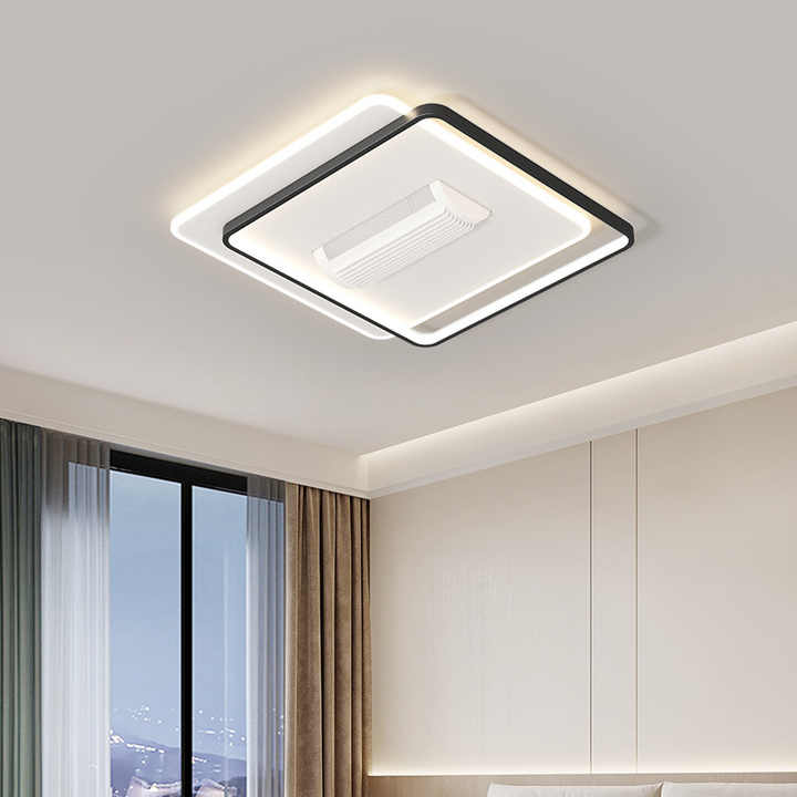 Modern Design Square Ceiling Fan High Quality Ceiling Fan With Light ...