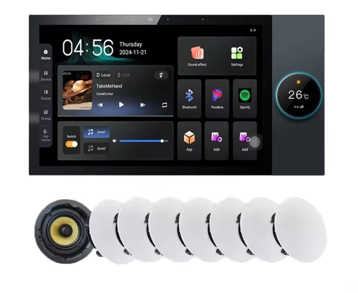 Q10pro Smart Home Hub Android System IPS Display Zigbee WiFi Functions ...