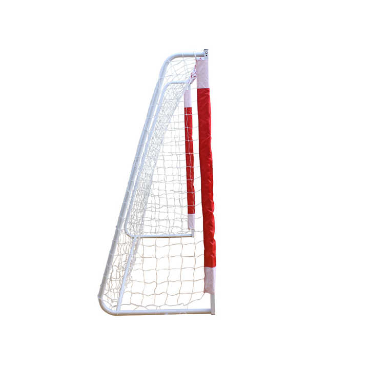 IUNNDS New Red Color Backyard Kids Football Net Soccer Goal Portable ...