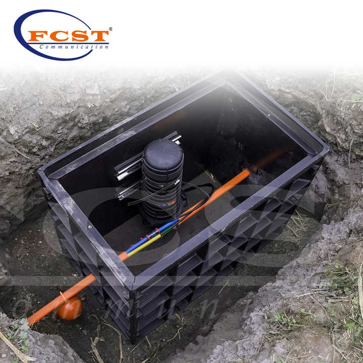 Fiberglass SMC Handhole Composite Fiber Optic Manhole Chamber