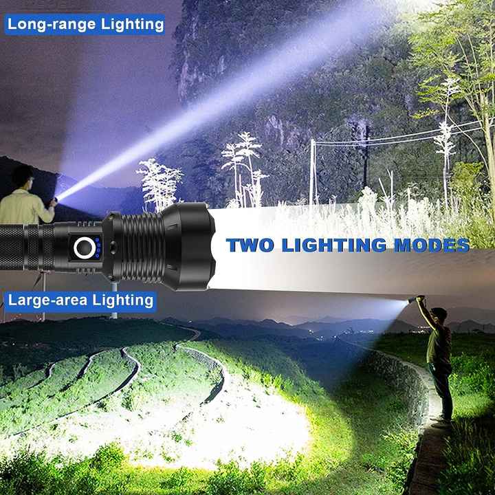 Aluminum Outdoor Patrol High Bright High Power Waterproof Torchlight ...