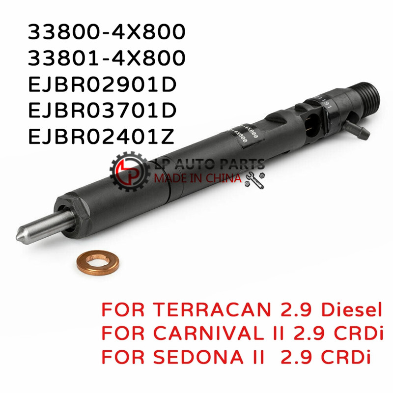 3X CRDI-ディーゼル燃料インジェクターノズル 0445110254 、 0445110253 、 33800-27800 ヒュ 3 X ...