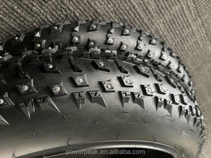 Bike Studded Tire 20x4.0 - Durable Snow Studs for All Bikes