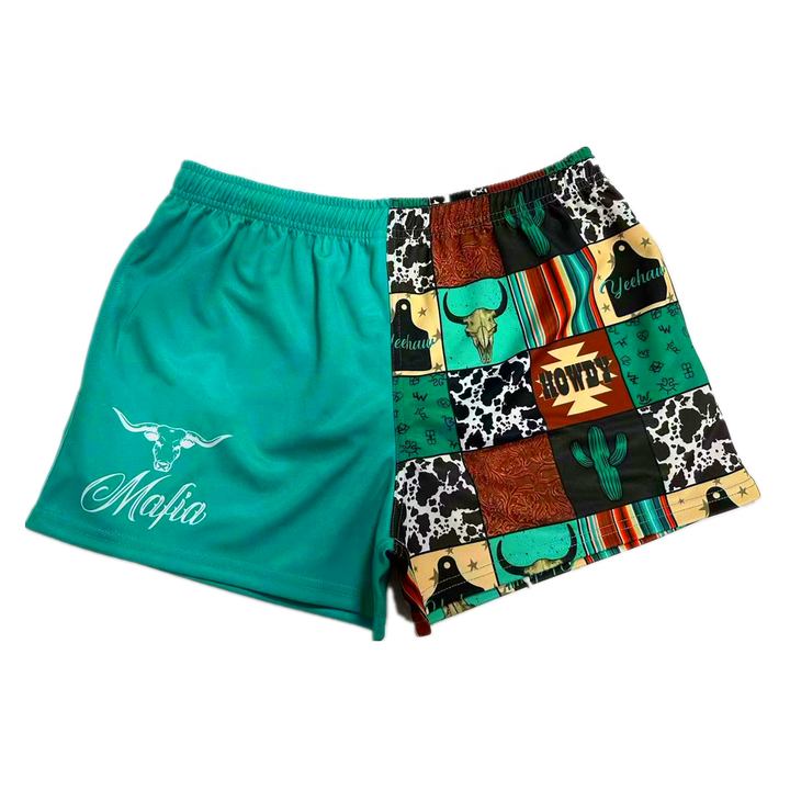 Rugby Footy Shorts Design Your Own Zip Pockets Elastic Wait Band With ...