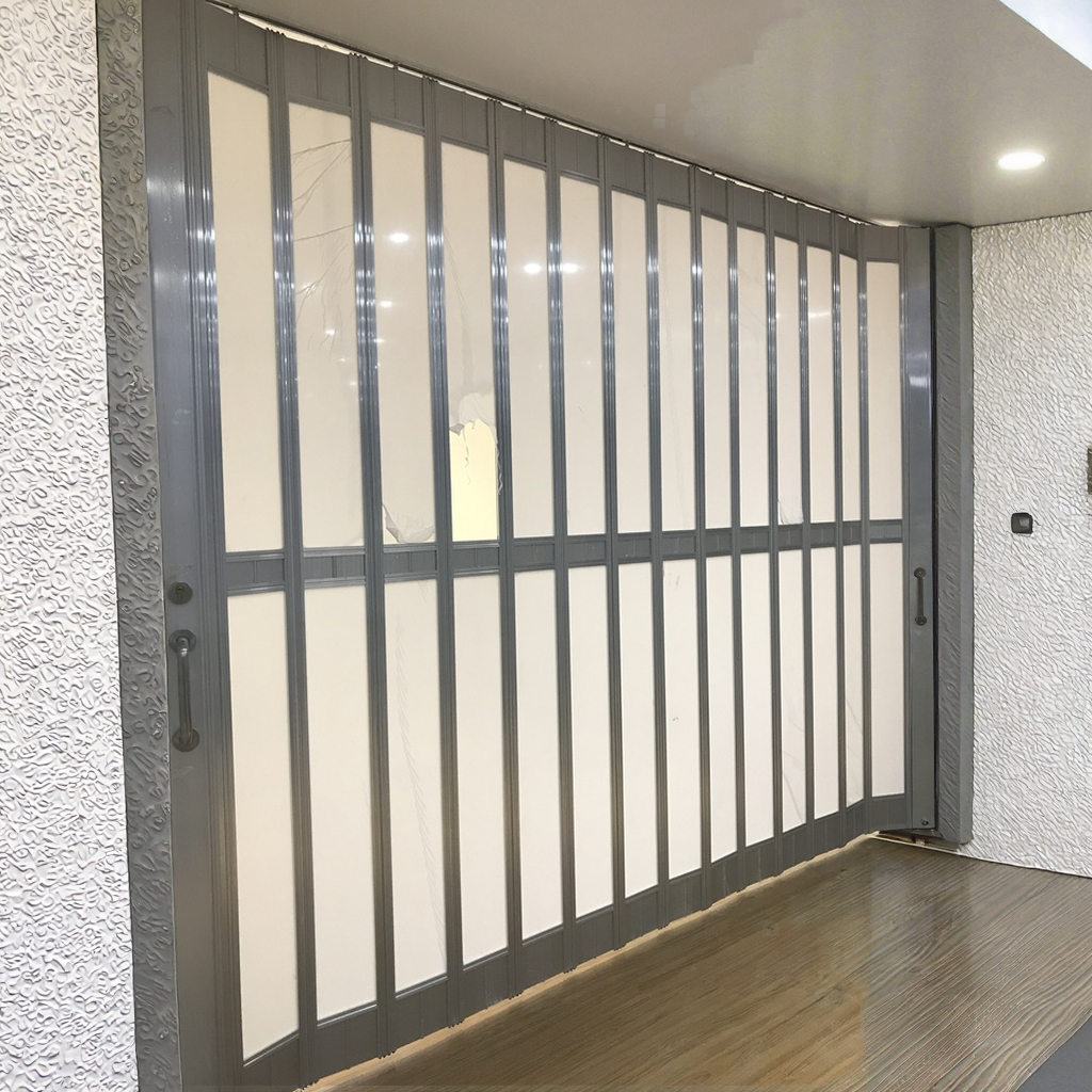 On Sale Folding Crystal Doors Premium Aluminum Construction | Alibaba.com