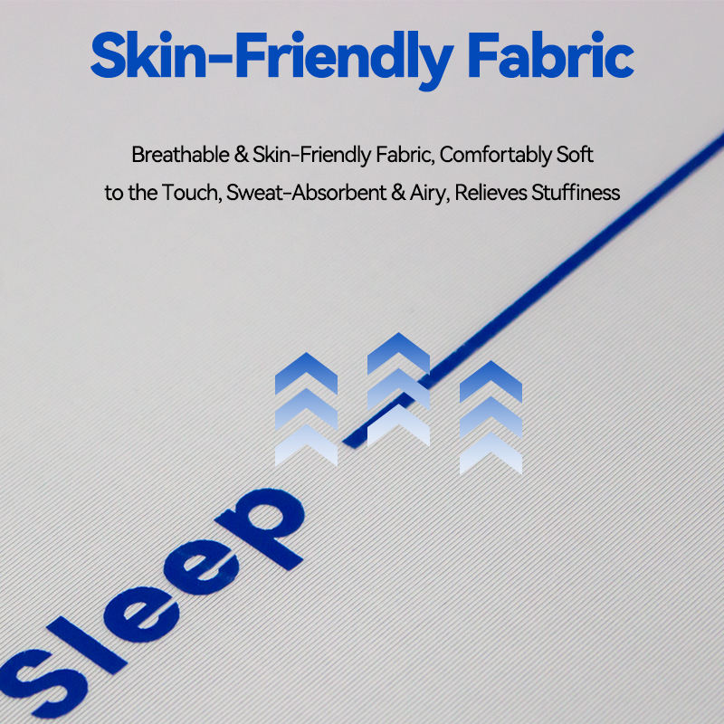 Luxury Dual Zone Memory Foam Neck Pillow Modern Breathable Skin ...