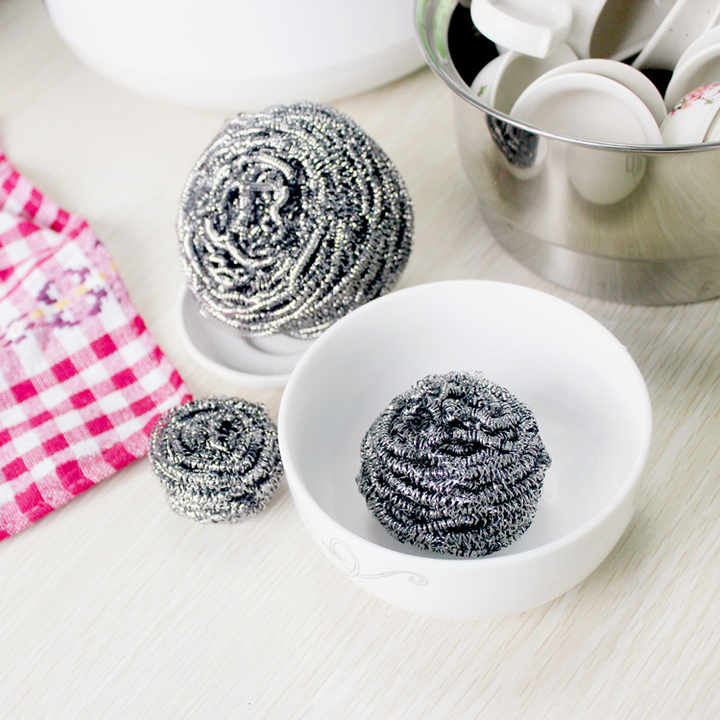 Stainless Steel Wool Scrubber - Efficient Kitchen Cleaning