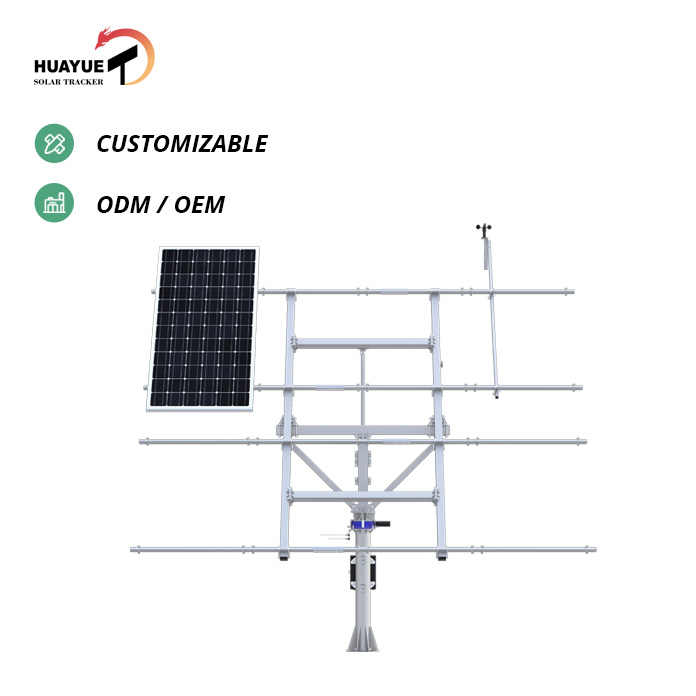 Huayue Solar Tracker-5kw HYS-8PV-144-LSD Dual Axis Sun Solar Tracker