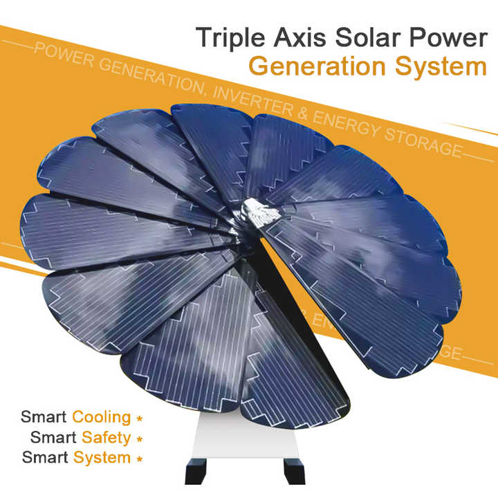 ESUN 3kw Smart Solar Flower Panel System with Energy Storage