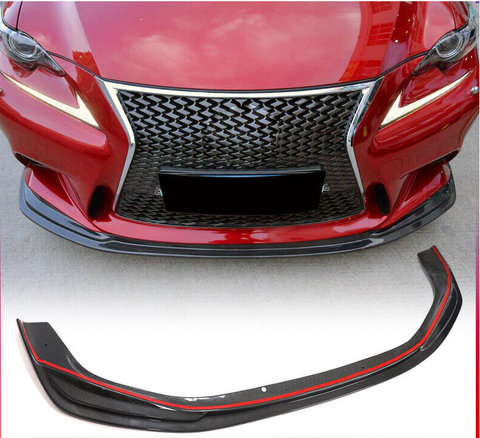 Carbon Fiber Front Bumper Lip Splitter for LEXUS IS F ISF Sport Sedan ...