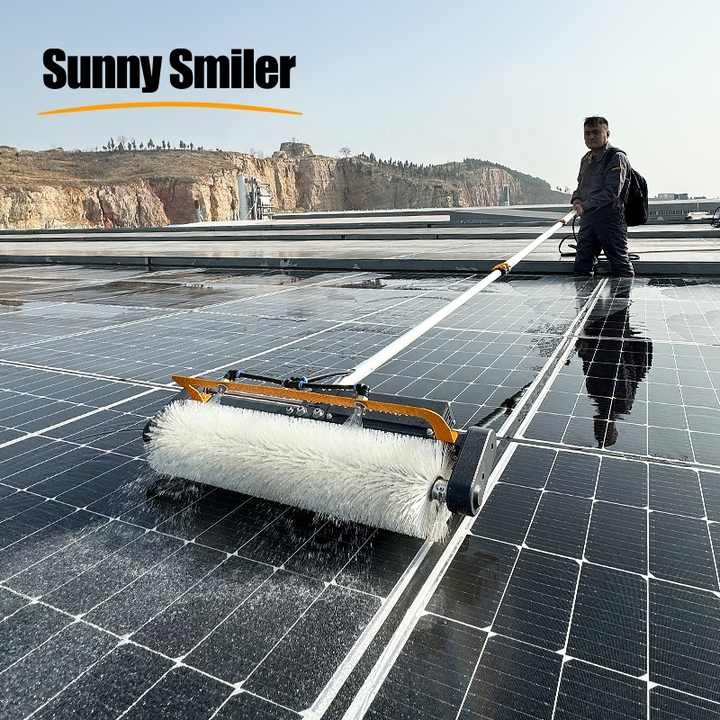 태양 전지 패널을 청소하는 Sunnysmiler 태양 전지 패널 청소 장비| Alibaba.com
