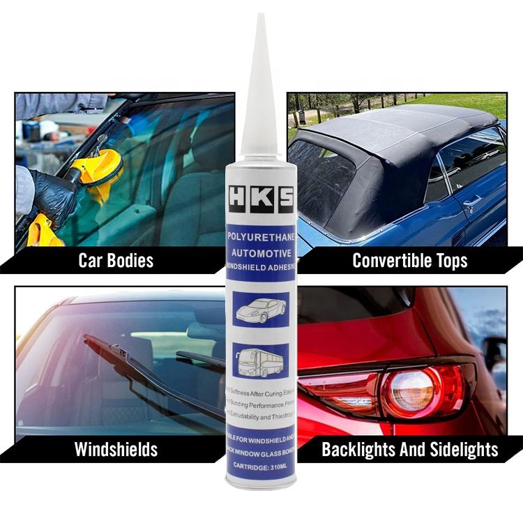 Auto Glass Polyurethane Adhesive, High Quality, Odorless, Black, 310 mL ...