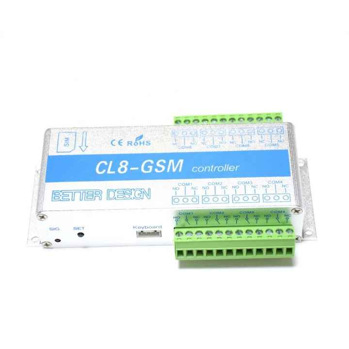 8 Channel Relay CL8-GSM SMS App Remote Controller for Wireless Gate ...