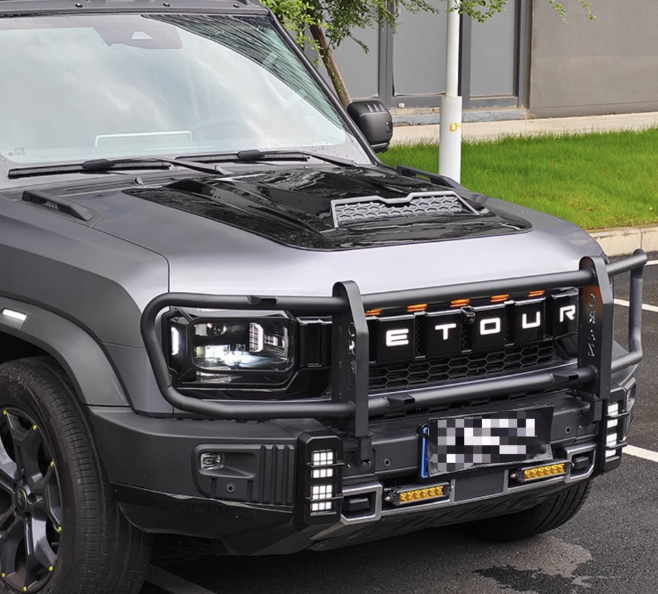 For Jetour T2 2025 Modification Accessories Matte Gloss Engine Hood ...