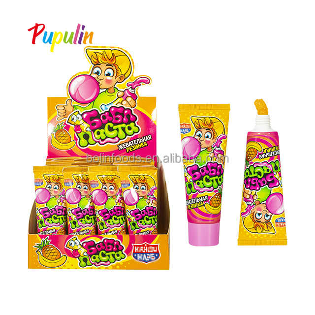 22g Gummy Liquid Candy for Kids Wholesale Fruit Flavor Bubble Gum ...