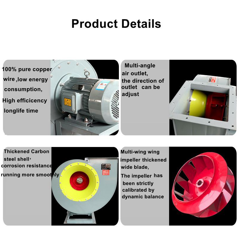 High quality new technology industrial fiberglass centrifugal fan ...