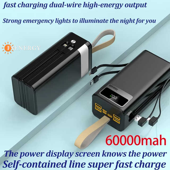 OEM logo 50000mAh Powerbank Larger Capacity Power Bank Portable ...