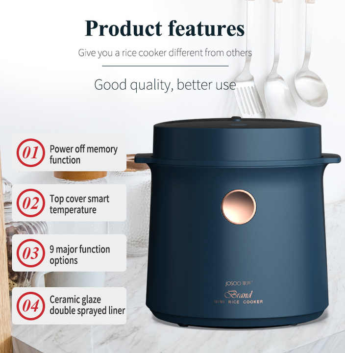 2L Mini Digital Rice Cooker ELectric Low Sugar Multi Cooker Food ...