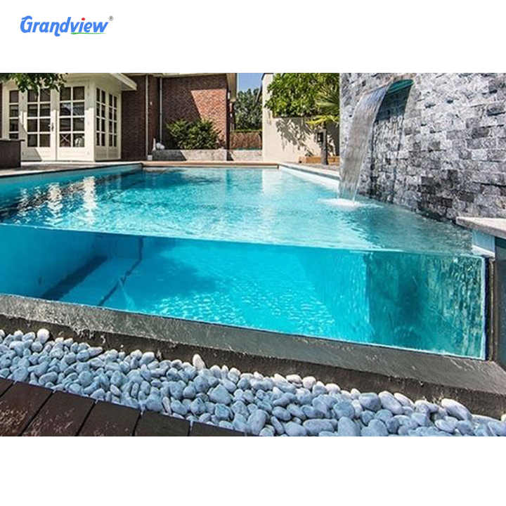Outdoor Large Scale Infinity Swimming Pool Sheets Wall Plexiglass Panel ...