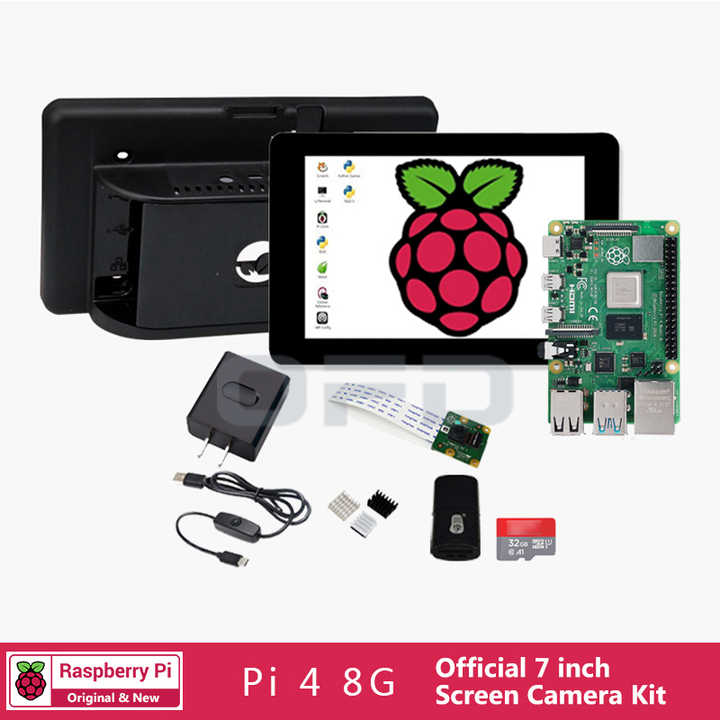Raspberry Pi 4 Model B 1GB 2GB 4GB 8GB RAM Kit Original Official Desktop Starter Basic Kit ...