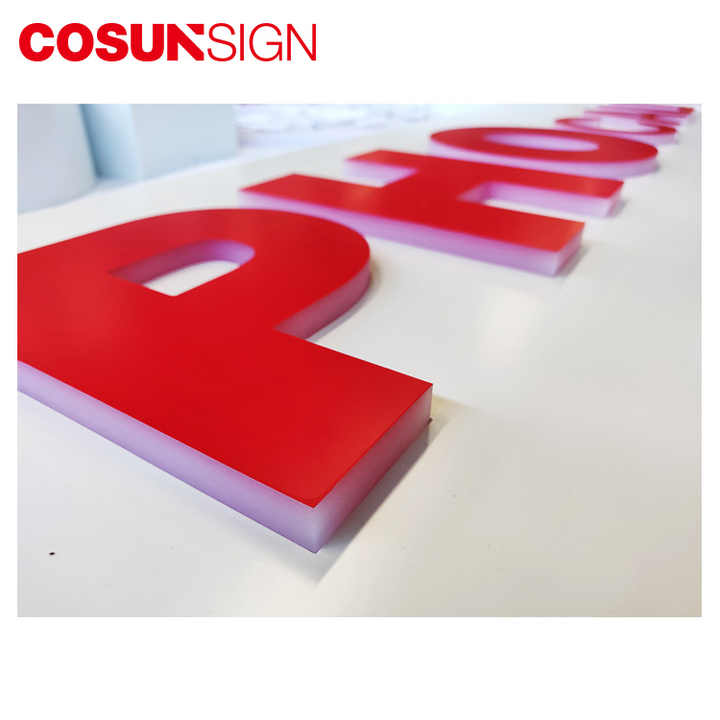 Acrylic LED Board Design - Monsterboard Logo Outdoor