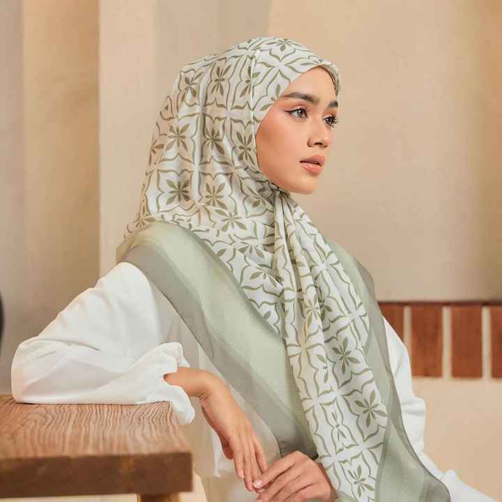 New Arrival Bawal Printing Hijab Scarf Hijab Ironless Malaysia Printed ...