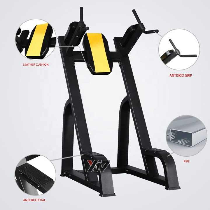 Vertical Kness Dipping Machine - Strength Training Gym Equipment
