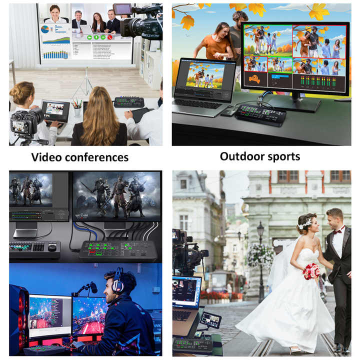 Video Mixer Switcher for Live Streaming - Professional Station