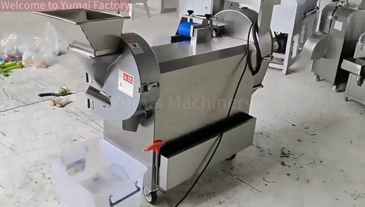 Industrial Vegetable Papaya Dicing Turmeric Cutting Machine Yam Carrot ...