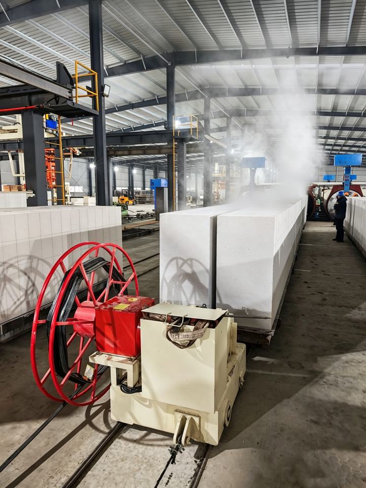 Autoclaved Aerated Concrete Brick Production Line Making Machines High ...