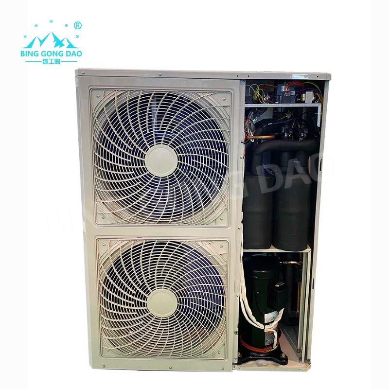 Water-Cooled Scroll Compressor Condensing Unit with Motor for Cold ...