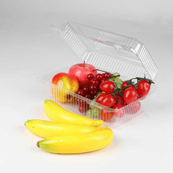 Transparent Fresh Fruit Box Packaging - PET Plastic Tray