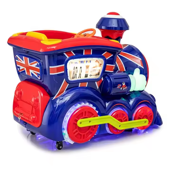 Coin Operated Electric Train Kiddie Ride Game Machine Swing Game ...