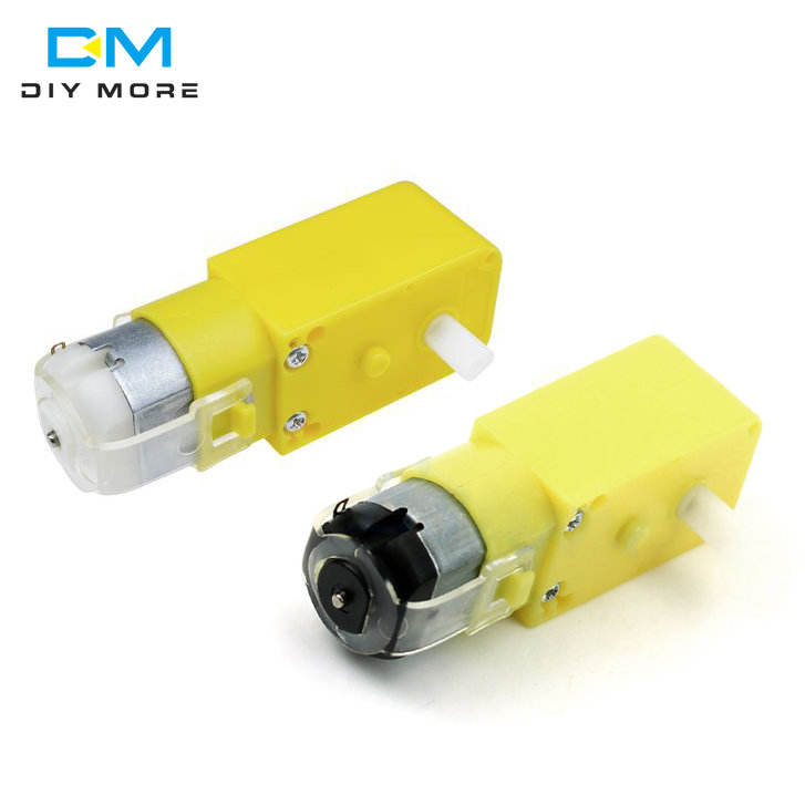 DC 3-12V Dual Axis Gear Motor for Arduino Robots | Strong Magnetic Dual ...