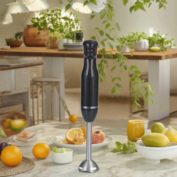 Portable 1000W Electric Hand Blender 2-Speed Push Button Controls ...
