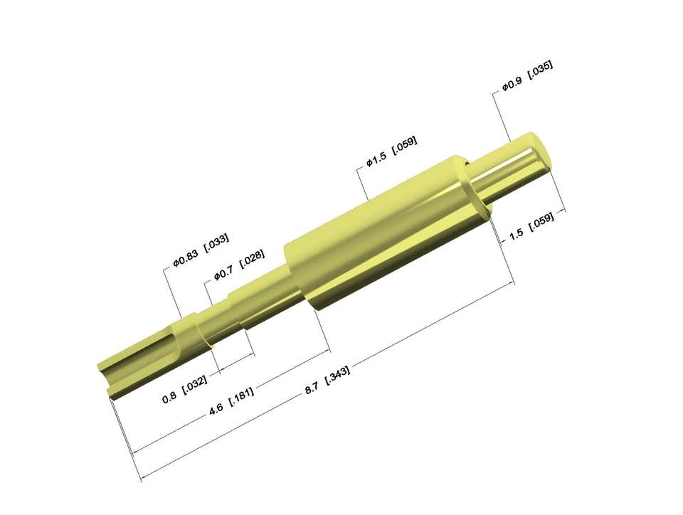 CY 090A 3-100 10 Gold Plated Copper Alloy High Current Spring Loaded ...