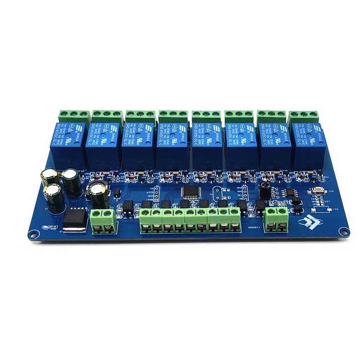 Modbus RTU 8ch relay module RS485/TTL UART 8CH input 8CH out| Alibaba.com