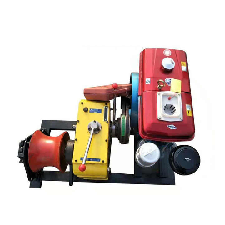Gasoline Diesel Engine Driven Wire Rope Capstan Windlass