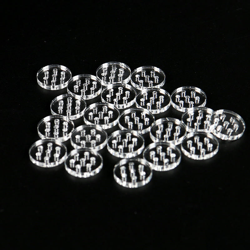 Spiral 7 Holes 9*30mm 10*30mm 11*30mm 12*30mm Clear Transparent Glass ...