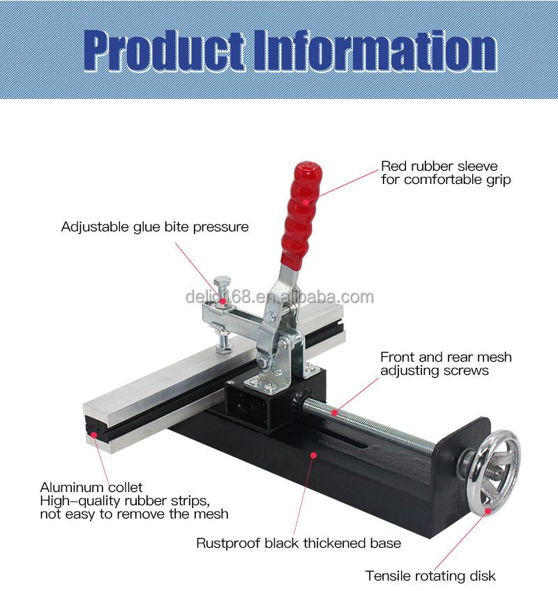 Manual Screen Printing Puller - DELIOU Silk Screen Stretcher