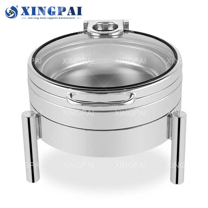 XINGPAI Arabic Hotel Supplies Round Chafing Dish 304 Stainless Steel ...