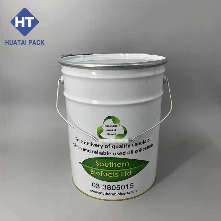 Factory 18 Liter Metal Bucket Paint Pail with Lock Ring Lid| Alibaba.com