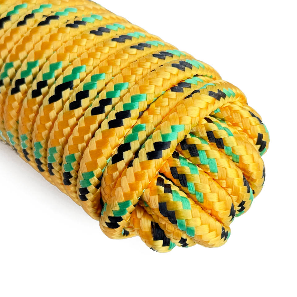 High Strength Durable Colorful 16 Strands Braided Rope Abrasion ...