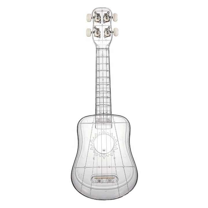 Wholesale Children/adult Beginner 21 Inch Transparent Ukulele