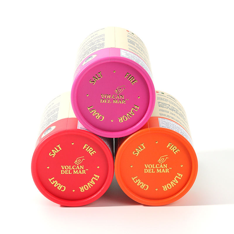 Custom Logo Eco-friendly Recyclable Kraft Paper Tube Paper Cylinder Box ...